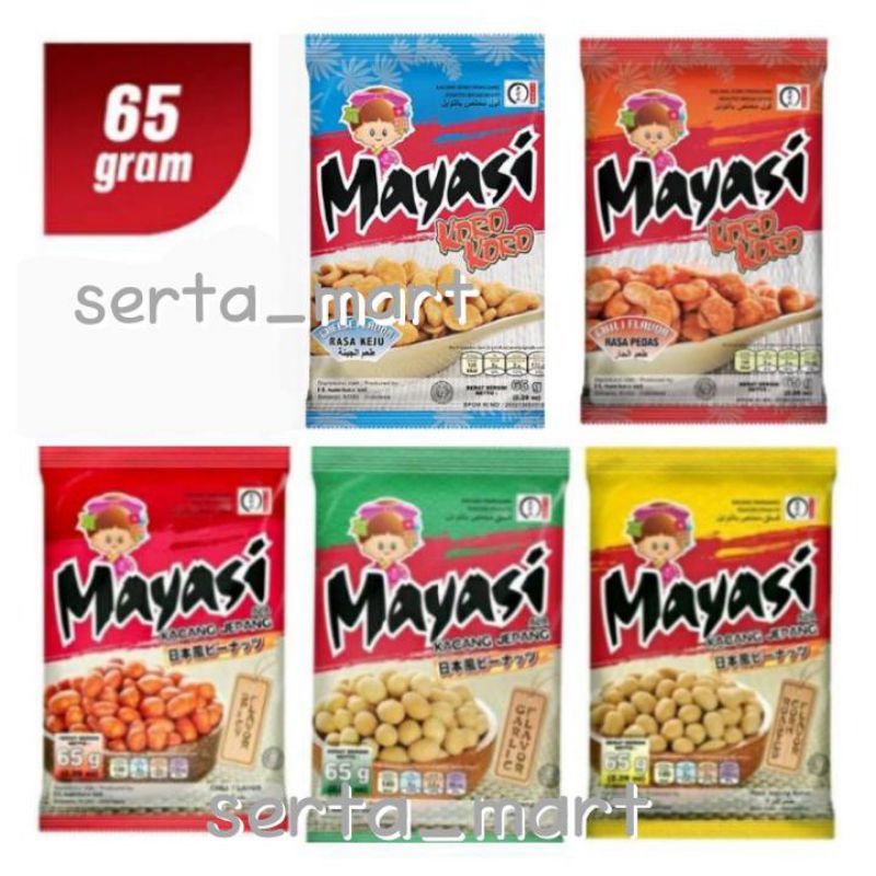 Jual Mayasi Kacang Jepang - Mayasi Kacang Koro 65gr Spicy / Garlic ...