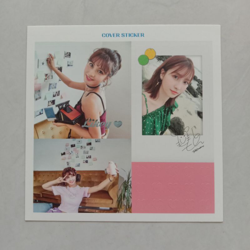 Jual twice hirai momo 1st full album twicetagram cover sticker nayeon jeongyeon sana jihyo mina ...
