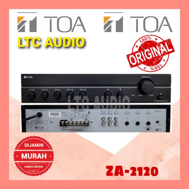 Jual AMPLIFIER TOA ZA-2120 120 WATT / TOA ZA 2120 /ZA 2120 | Shopee ...