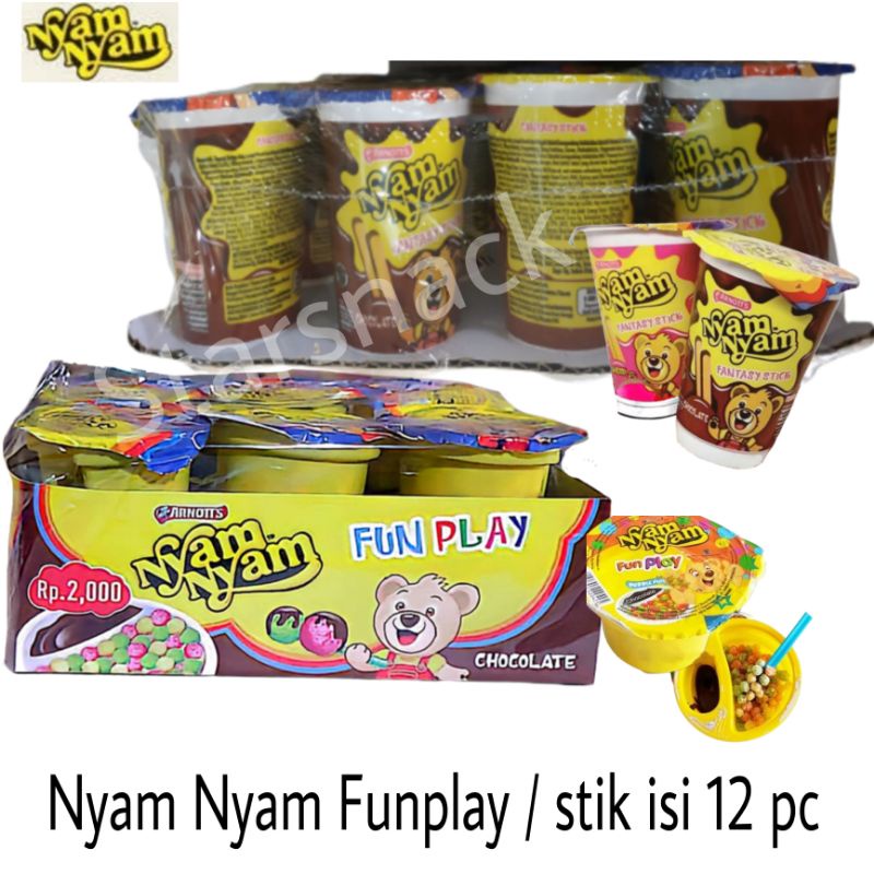 Jual Nyam Nyam Funplay Fantasy Stick Isi 12pc Shopee Indonesia