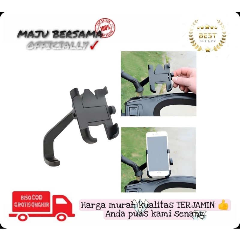 Jual MB - Holder motor HM-20 spion hp di motor phone holder / holder spion motor HM20 full besi ...