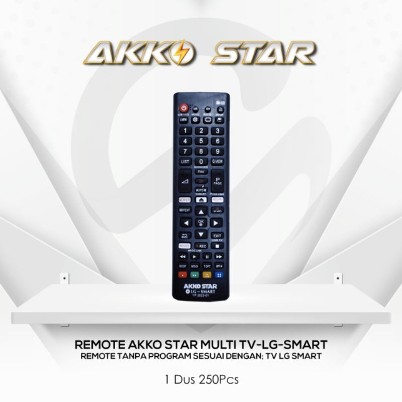 Jual REMOTE AKKO STAR MULTI TV LG SMART | Shopee Indonesia