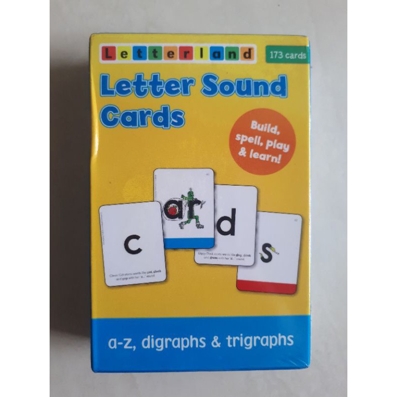 Jual Letter sound cards kartu edukasi belajar | Shopee Indonesia