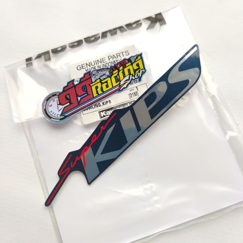 Jual stiker super kips ninja rr old zx 150 biru navy dongker original ...