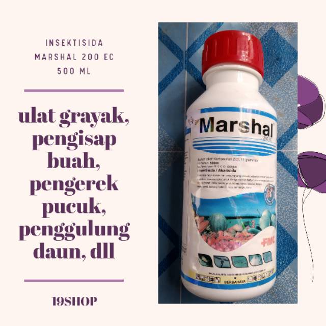 Jual Marshal 200 Ec 500 Ml Insektisida Akarisida/ insektisida pada buah ...
