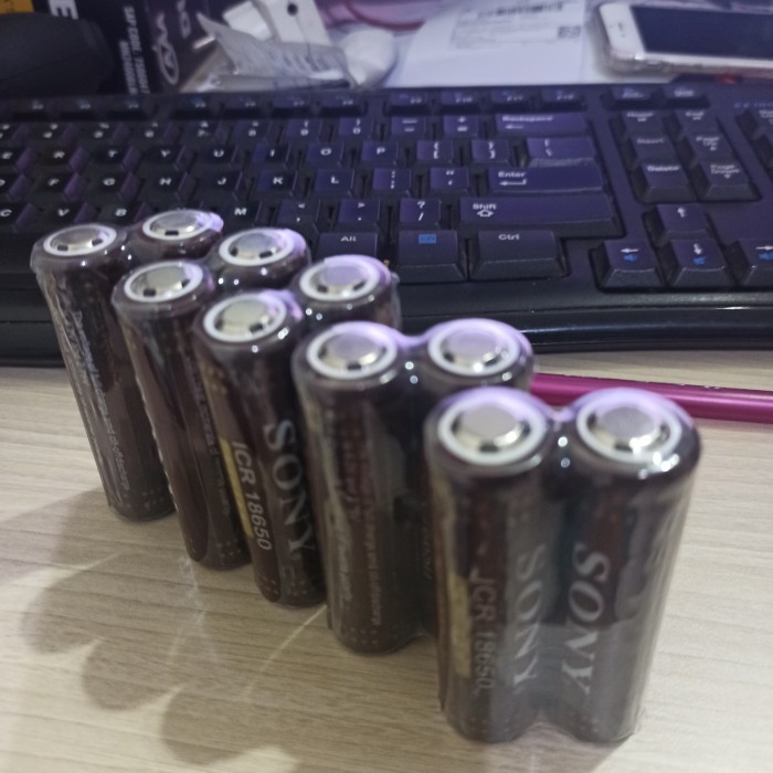 Jual Baterai Cas 18650 Sony 6000mAh Batre 18650 Sony 6000 Mah 3.7V FLAT | Shopee Indonesia
