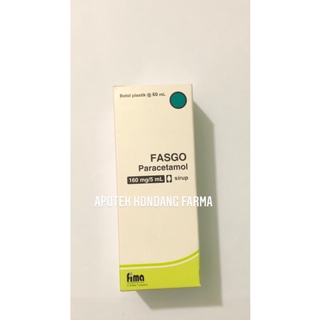 Jual Fasgo sirup & Fasgo Forte Sirup 60ml (Paracetamol) | Shopee Indonesia