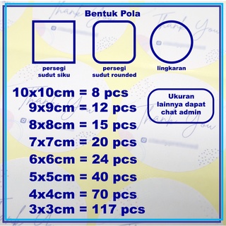 Jual Cetak Stiker Label Kemasan Estetik Gratis Template Sticker ...