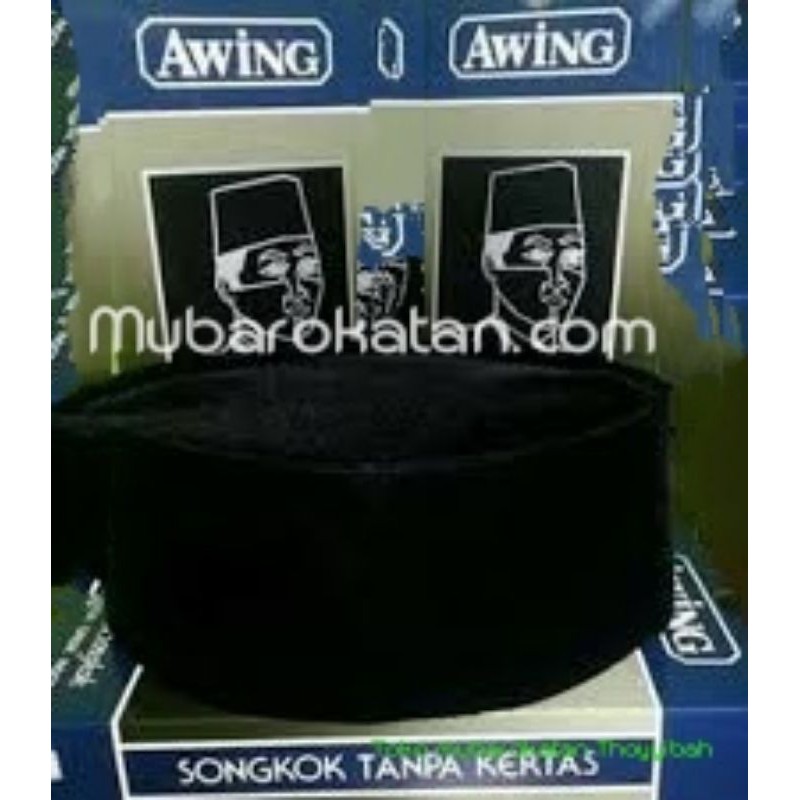 Jual peci awing original 100% asli | peci hitam awing AC | songkok ...