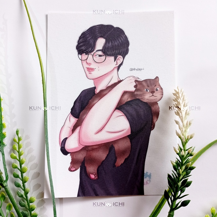 Jual JIMBON DIKTA Art Print A6 Fanart Gambar Kucing Band Yovie & Nuno ...