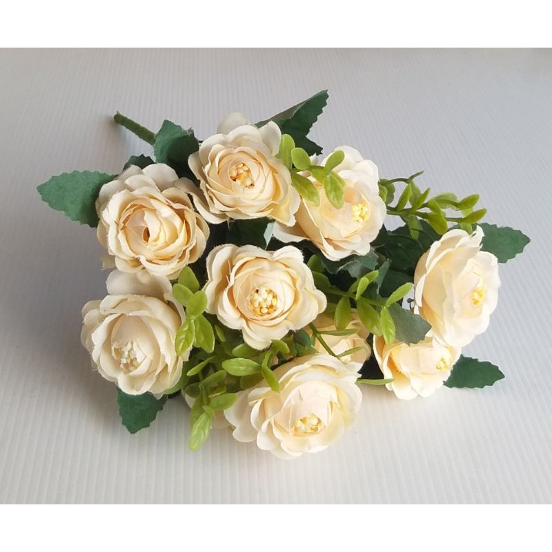 Jual Bunga Tea Rose Artificial (Size: mini) | Shopee Indonesia