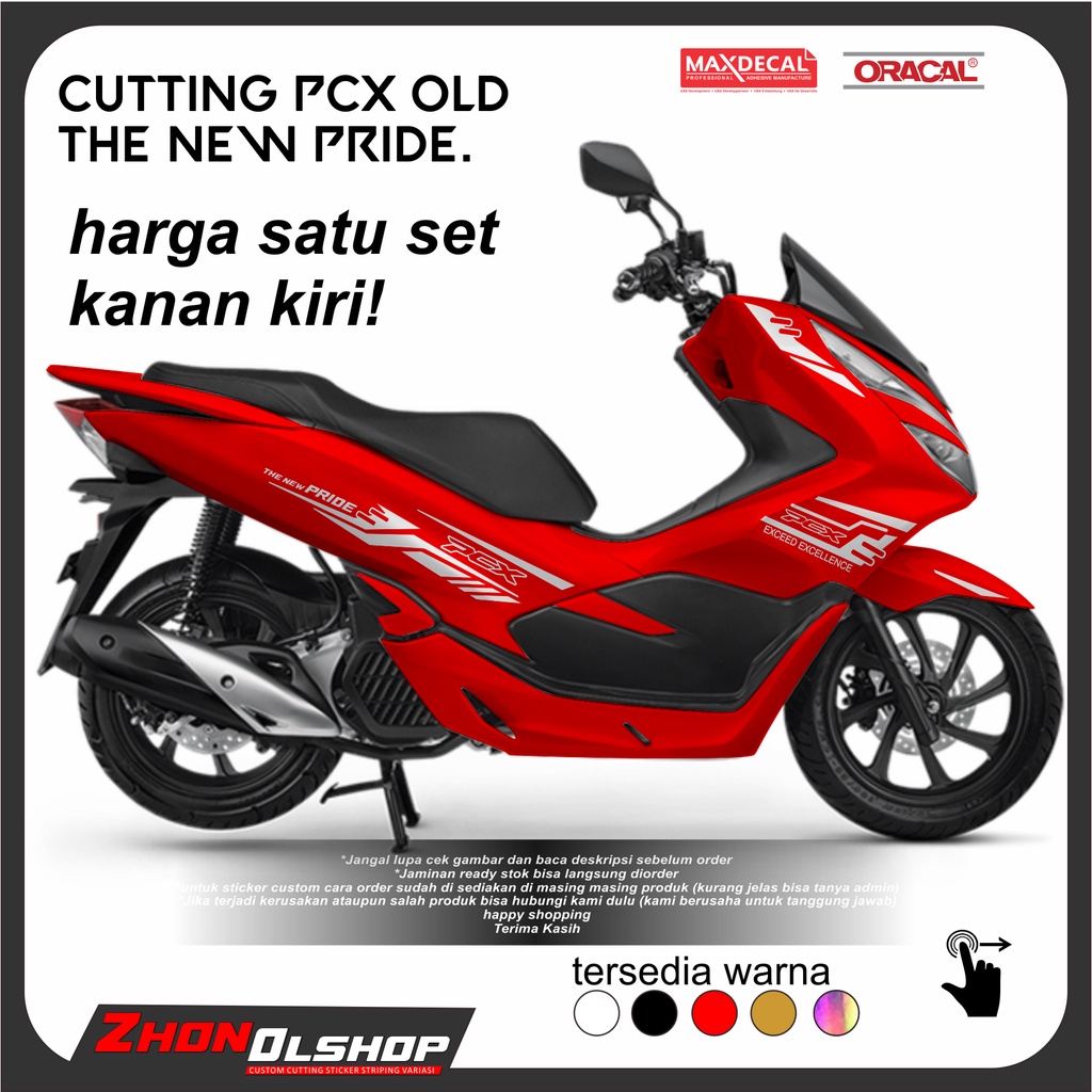 Jual CUTTING STICKER PCX 2018 STRIPING VARIASI PCX 160 CUTTING STRIPING ...