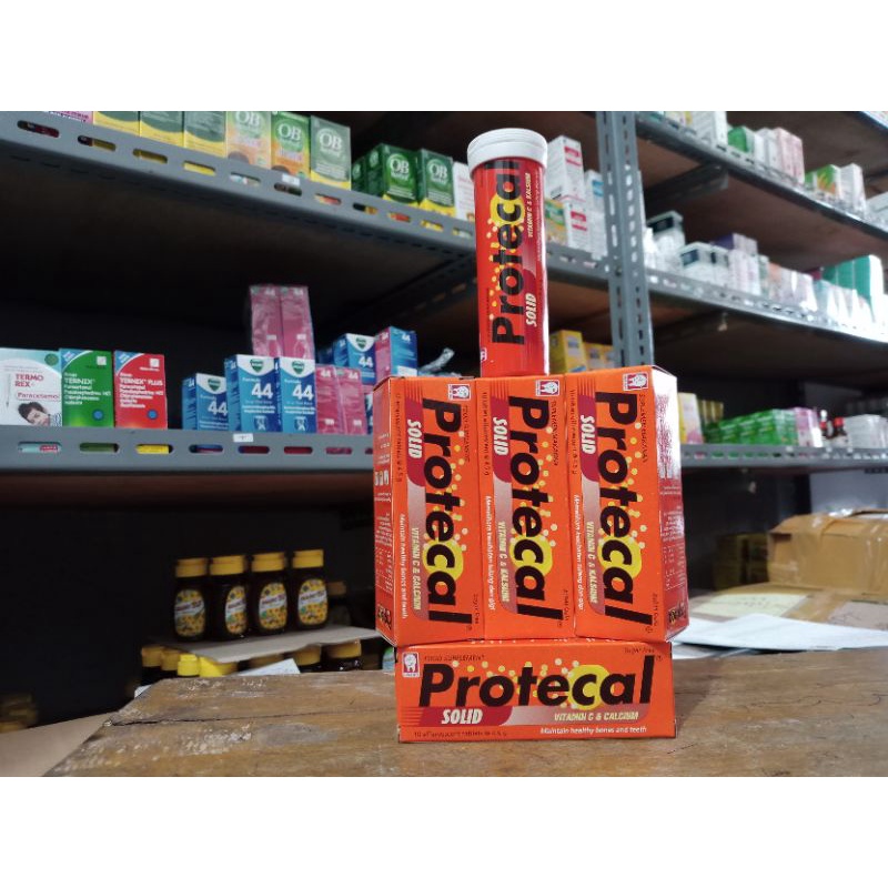 Jual PROTECAL SOLID EFFERVESCENT ISI 10 TABLET | Shopee Indonesia
