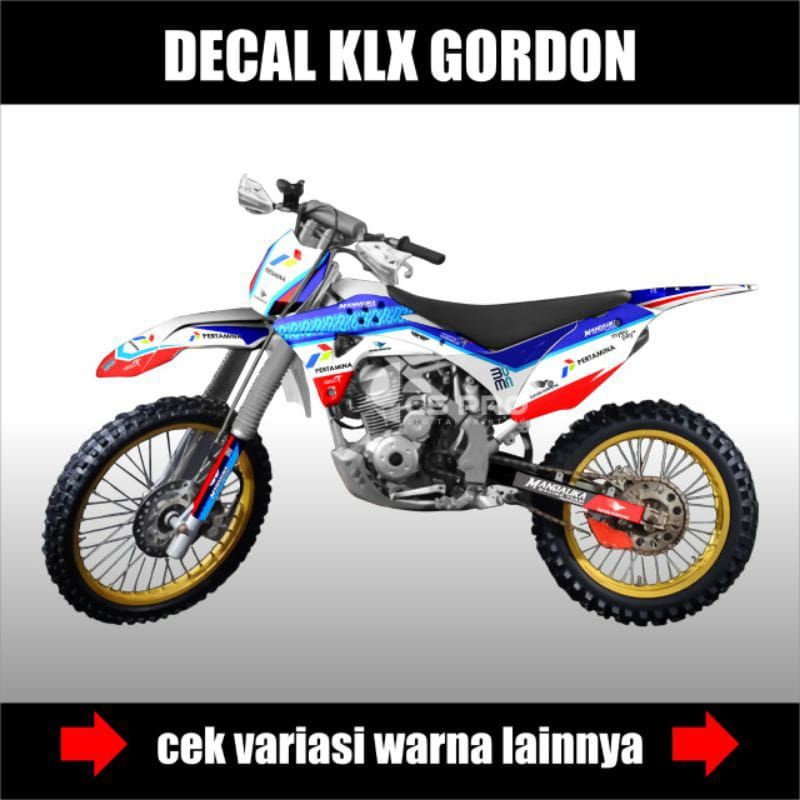 Jual STIKER DECAL FULLBODY KLX GORDON 150 MANDALIKA | Shopee Indonesia