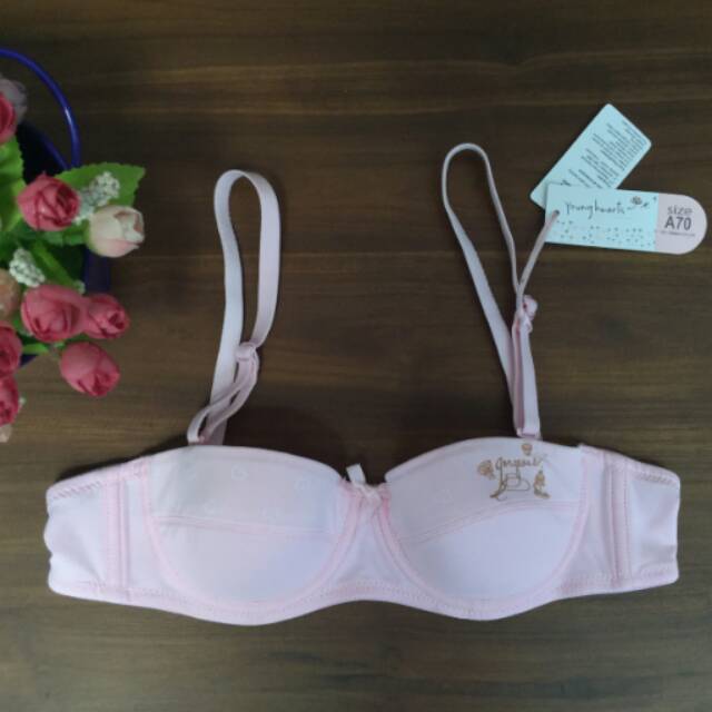 Jual Mini bra young hearts gorgeous half cup | Shopee Indonesia