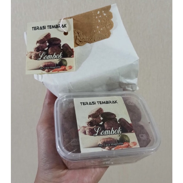 Jual terasi oven khas lombok netto 200gr | Shopee Indonesia