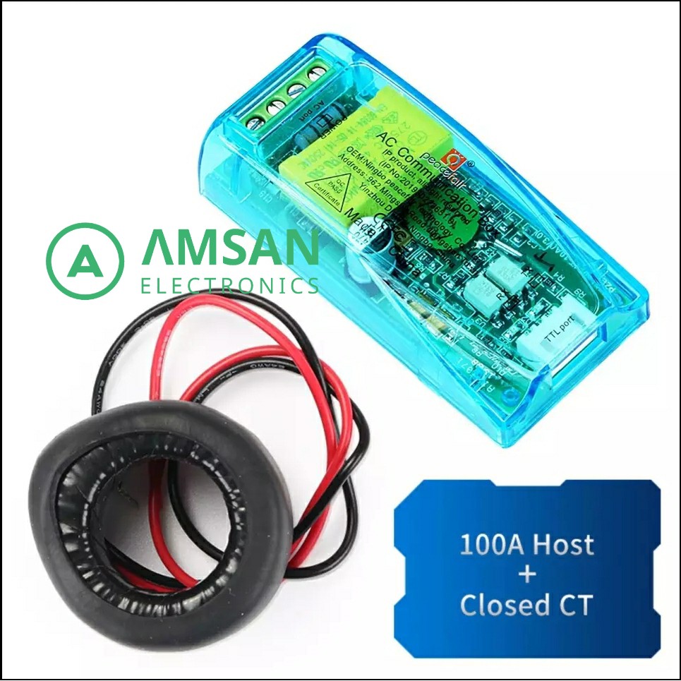 Jual Peacefair PZEM-004T AC Communication Box Arduino monitoring 6in1 ...