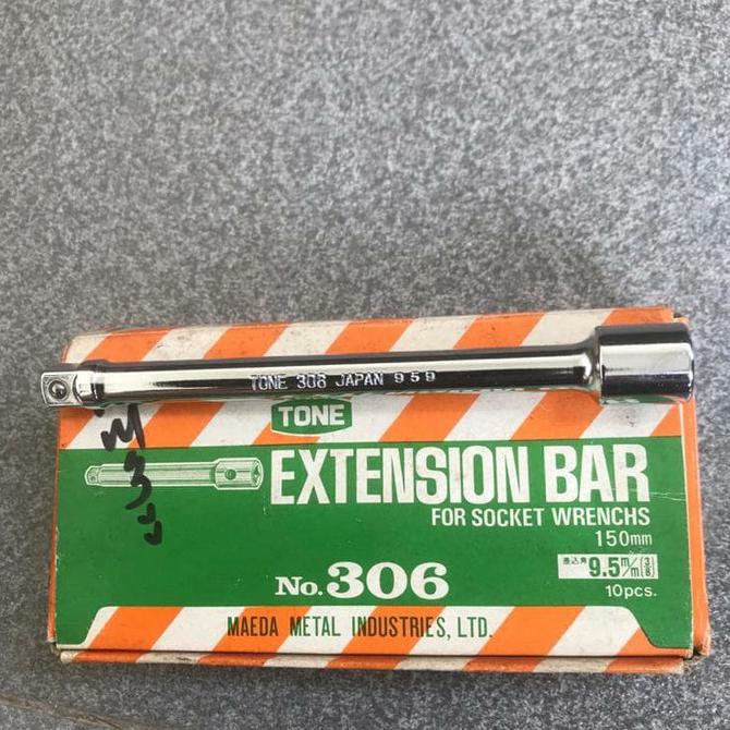 Jual EXTENSION BAR SOCKET MERK TONE JAPAN L 150MM X SQ 9,5MM (3/8 X 6 ...