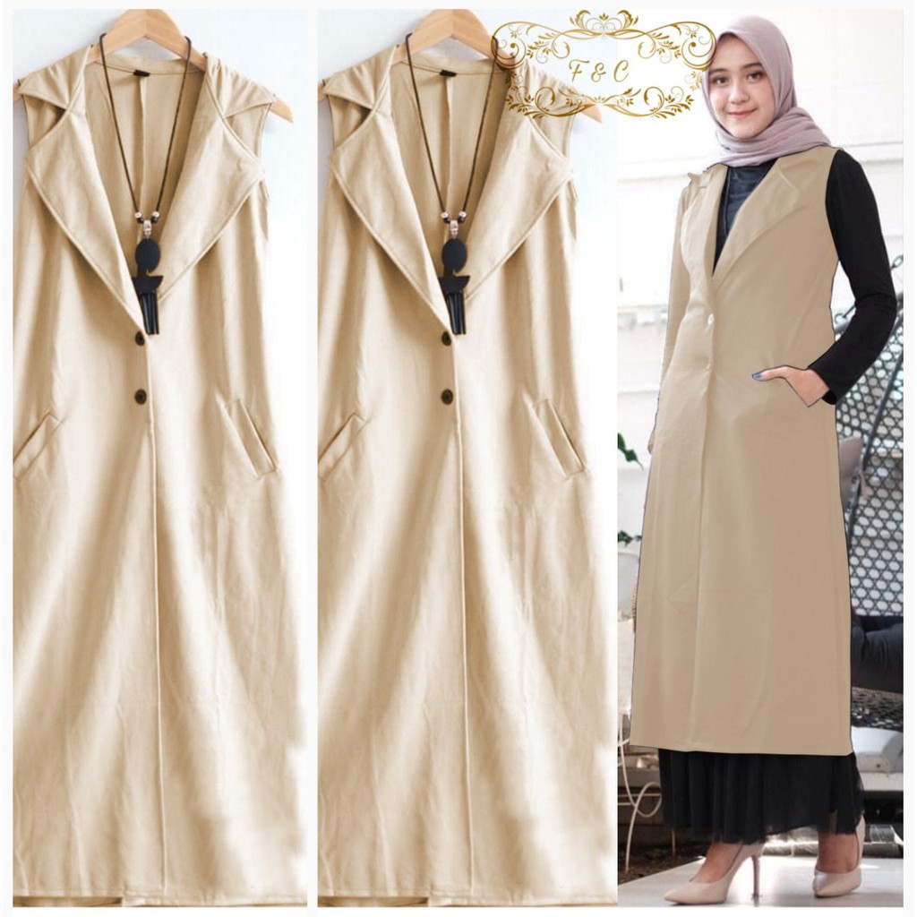 Jual Sophia Long cardi - long outer wanita murah - long cardi casual - long cari korean ...