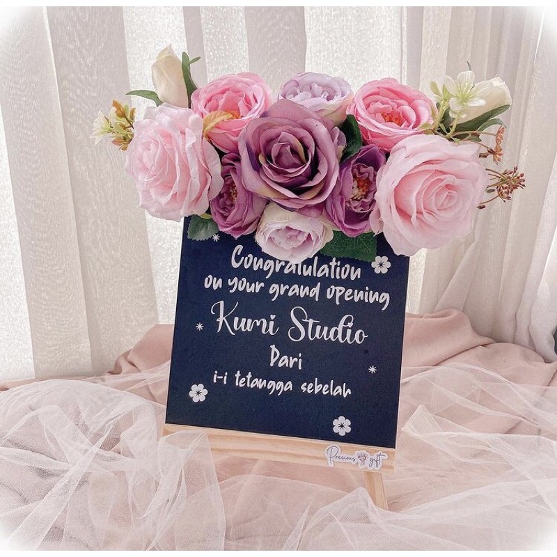 Jual FLOWER BOARD (PAPAN UCAPAN MINI) | Shopee Indonesia