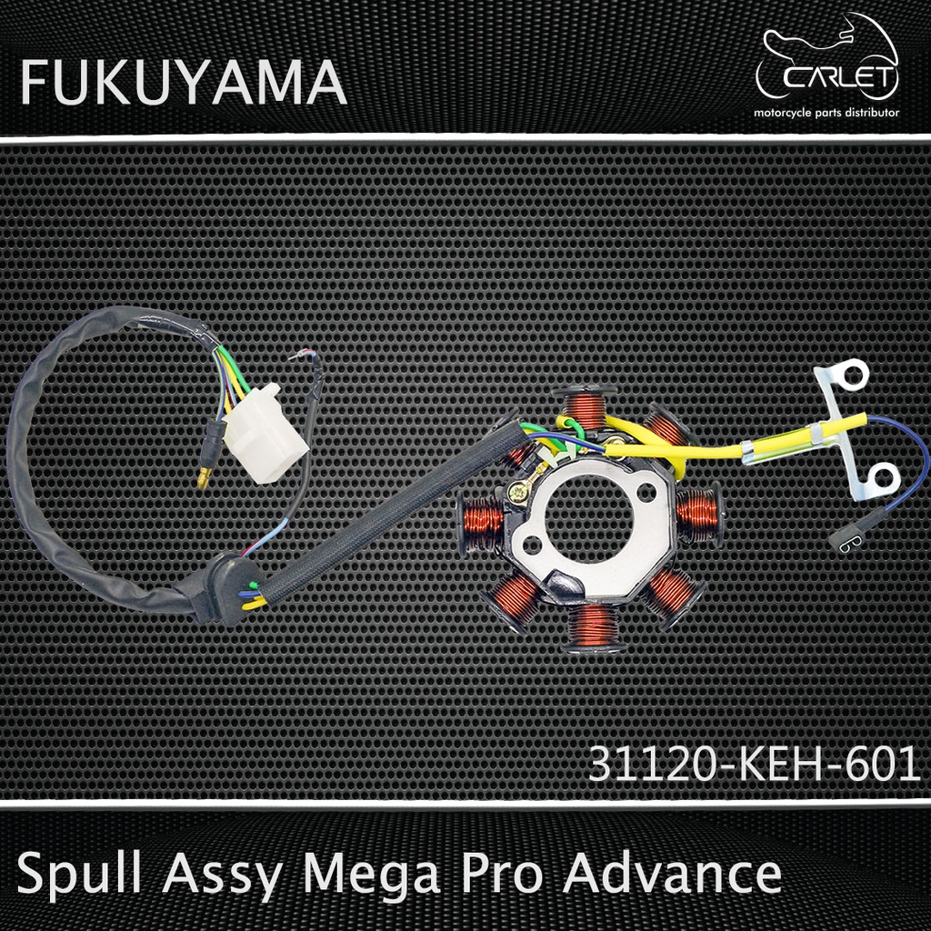 Jual Fukuyama Spool Spull Stator Assy Komplit Mega Pro Advance (Tanpa Pulser) | Shopee Indonesia