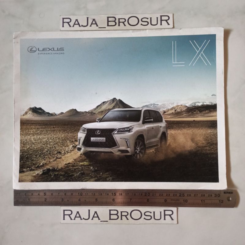 Jual Poster brosur katalog leaflet Lexus LX 570/LX570 Sport | Shopee ...