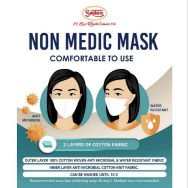 Jual Masker SriTex Non-Medis (READY STOCK) | Shopee Indonesia
