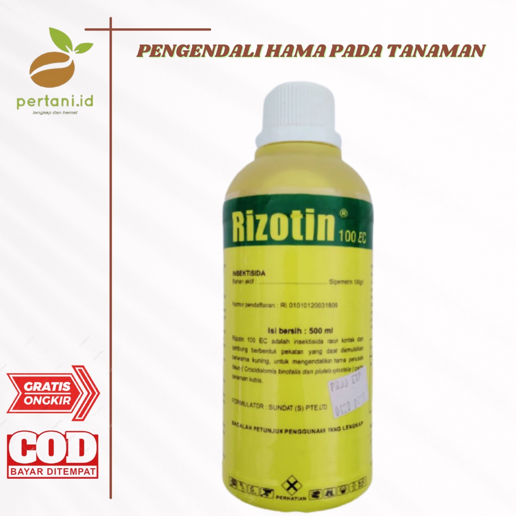 Jual INSEKTISIDA RIZOTIN 500ML-PENGENDALI HAMA DAN SERANGGA PADA ...