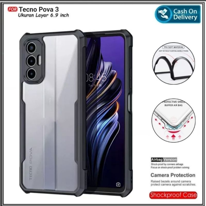 Jual Mondi Store Case Tecno Pova 3 / Pova 2 Soft Hard TPU Transparan ...