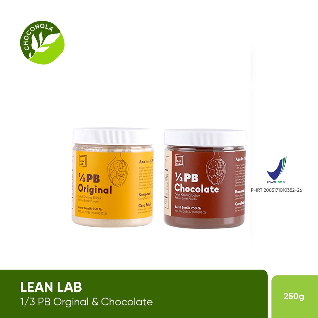 Jual Lean Lab 1/3PB Starter Pack Mix (250gr x2) Peanut Butter Powder ...