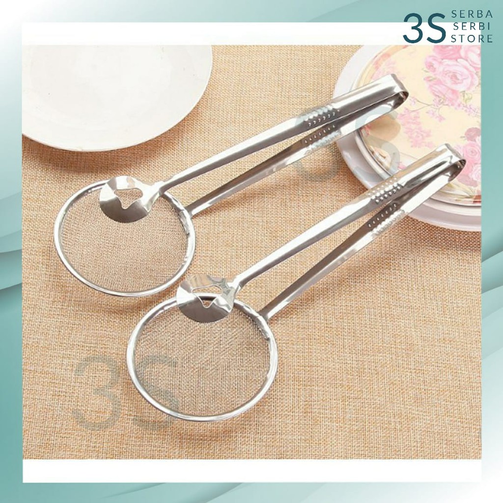 Jual Pencapit Gorengan dengan Tirisan Stainless Tahan Panas 2 in 1 ...