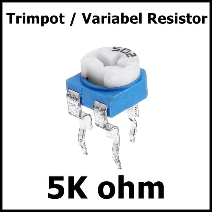 Jual VR 5K ohm 502 Trimpot Trimmer Variable Vertical Resistor | Shopee ...
