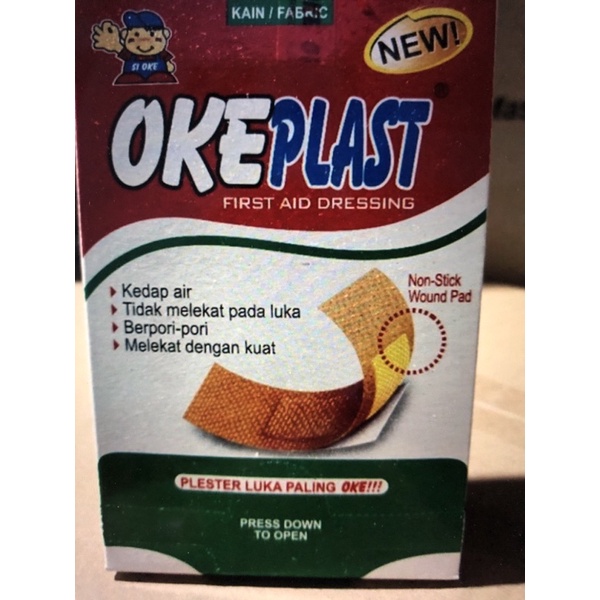 Jual Okeplast plaster luka 100pcs | Shopee Indonesia