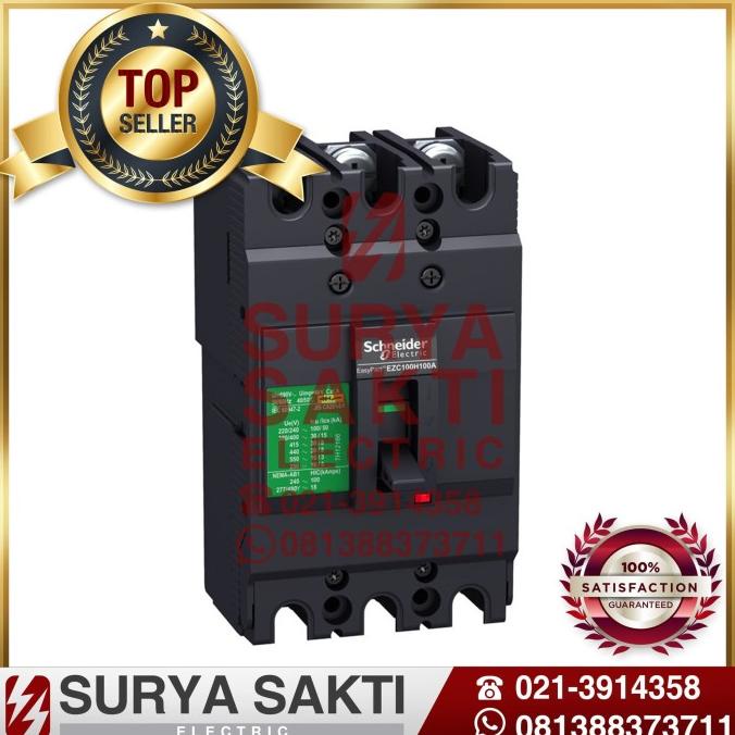 Jual SCHNEIDER MCCB 7.5KA EZC100B 3P 15A EZC100B3015 | Shopee Indonesia
