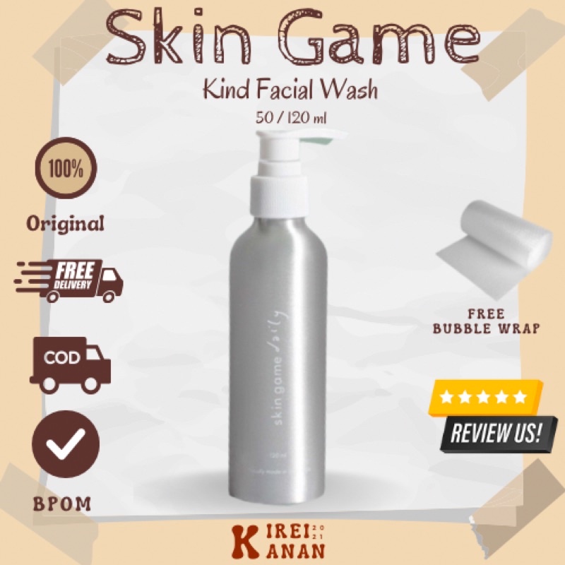 Jual skin game kind facial wash 50 / 120 ml | Shopee Indonesia