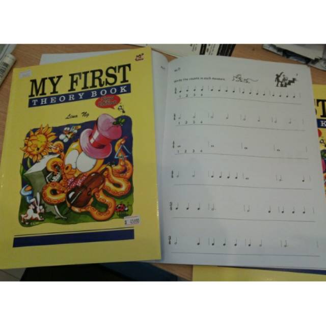 Jual Buku musik My First Theory Book by Lina Ng My Second My Third ...