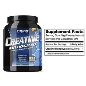 Jual Creatine Monohydrate 1000 Gram Dymatize Nutrition Resmi DNI ...
