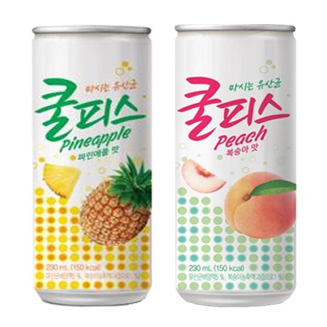 Jual Minuman buah kaleng korea - coolpis peach/pineapple 230ml | Shopee ...