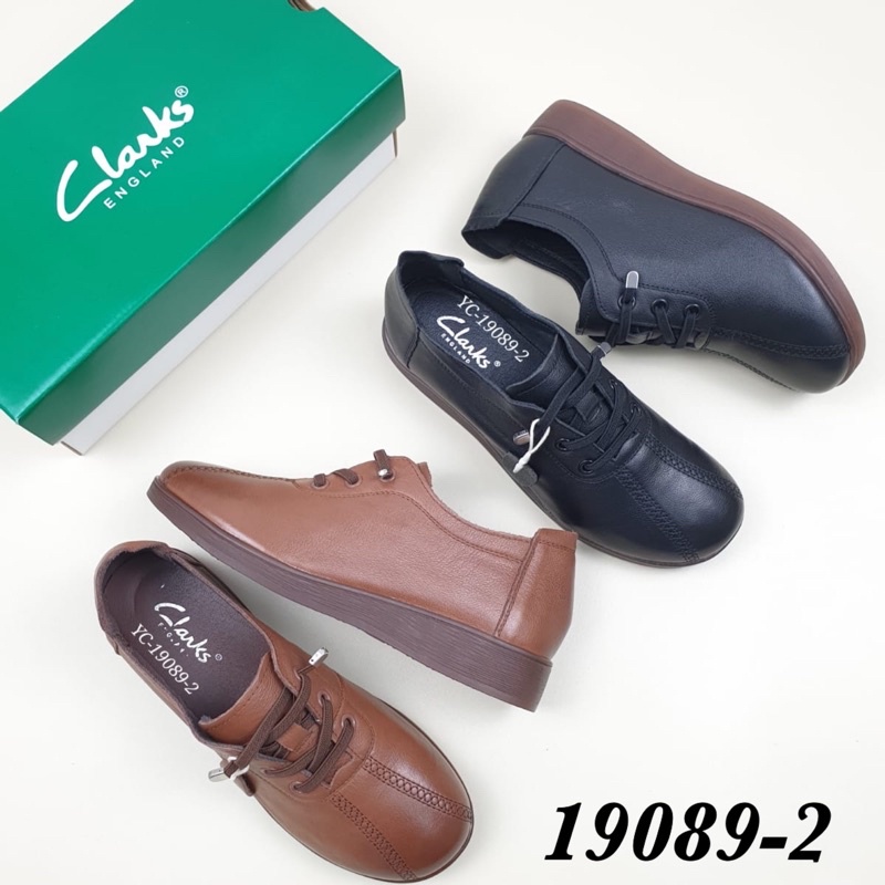 Jual TERMURAH Sepatu Clarks YC-19089-2 Lace Up 3cm / Clark / Sepatu ...