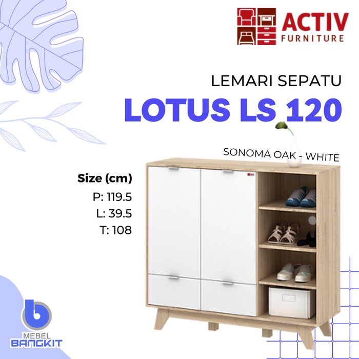 Jual Lemari sepatu Lotus LS 120 ACTIV (minimalis, aesthetic, modern ...