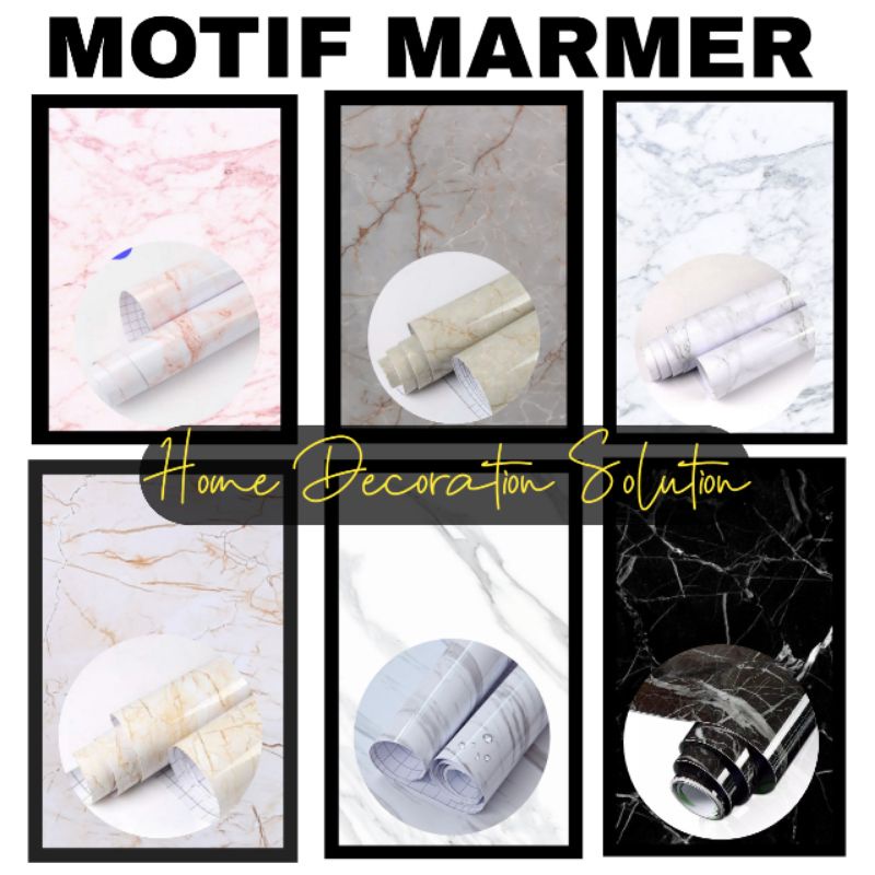 Jual STIKER DINDING LANTAI DAPUR MOTIF MARMER PREMIUM SUDAH ADA LEMNYA ...