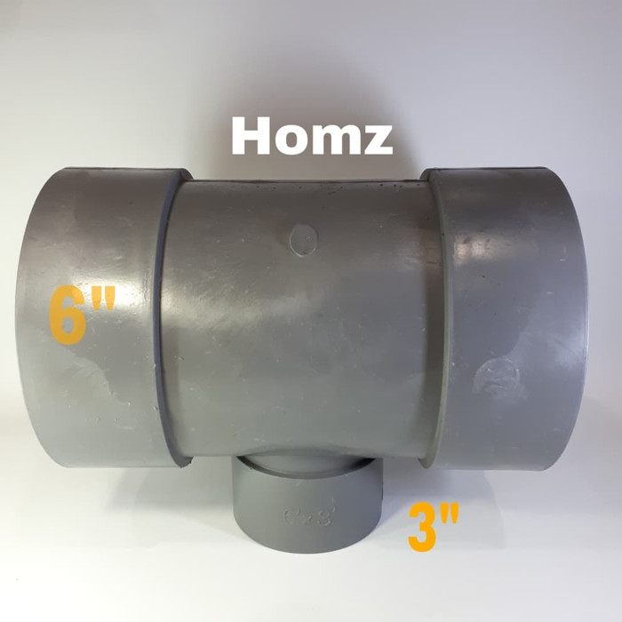 Jual miliki Vlok Tee D 6 x 3" inch/Plok T 6 x 3 in Pvc/Reducer Tee ...