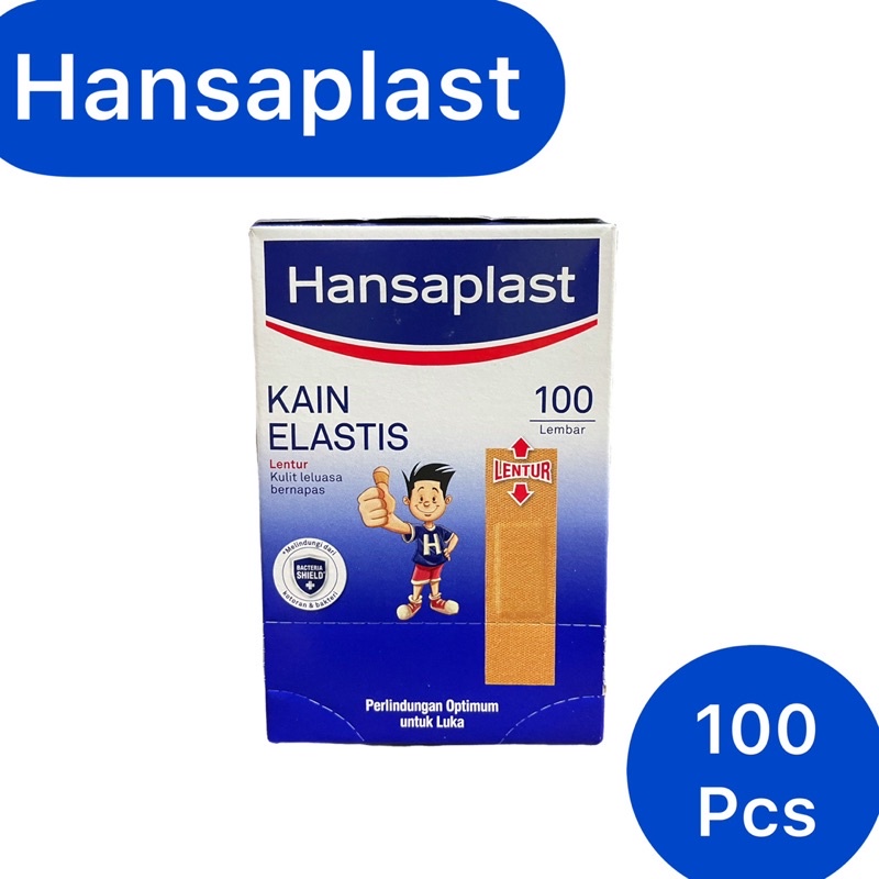 Jual Plester Hansaplast Standart Elastis isi 100 Strip | Shopee Indonesia