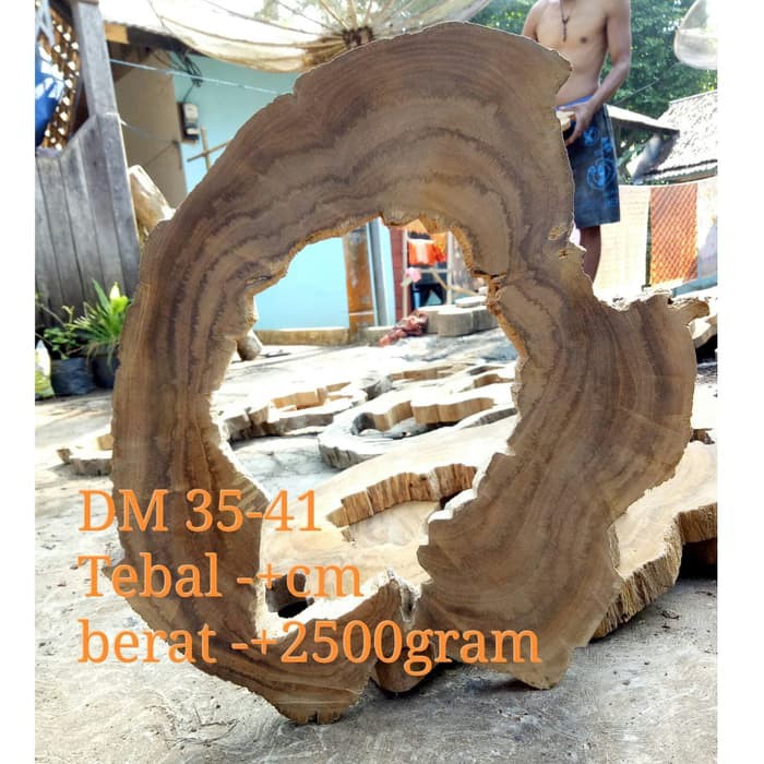Jual KUKURING Beautifull Teak wood for resin / side table bahan meja ...