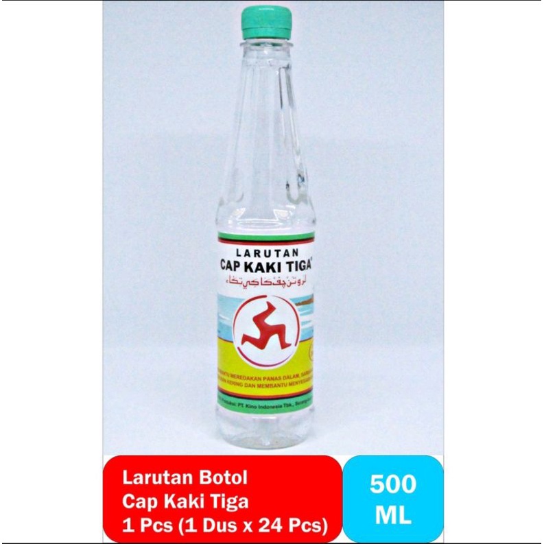 Jual Larutan cap kaki tiga botol 500ml | Shopee Indonesia