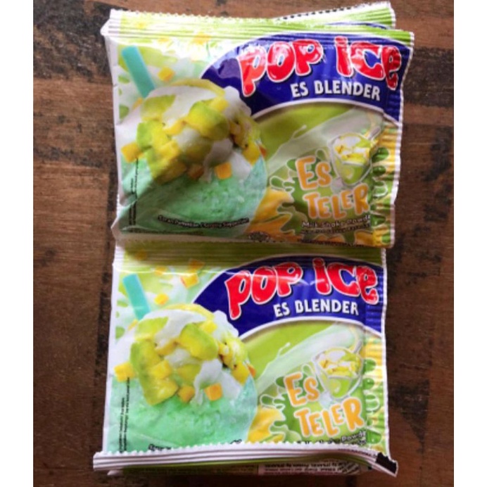 Jual Serbuk Minuman Instan Ice Blend Shake Pop Ice Rasa Es Teller Segar ...