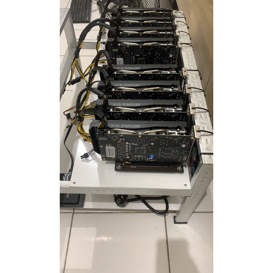 Jual Mining Rig RX 6600 XT 6 / 8 GPU Lengkap Siap Pakai - 6 GPU ...