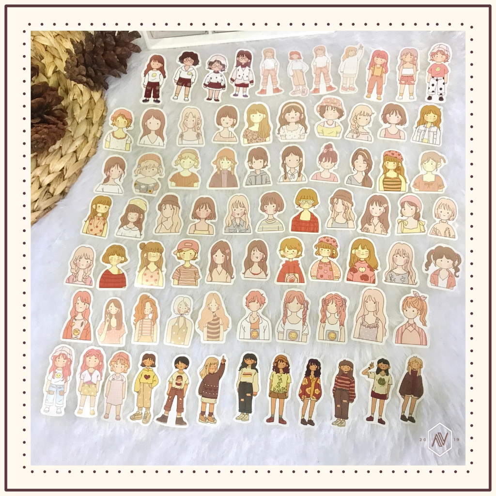Jual Sticker Girl Aesthetic [Part 2] | Shopee Indonesia