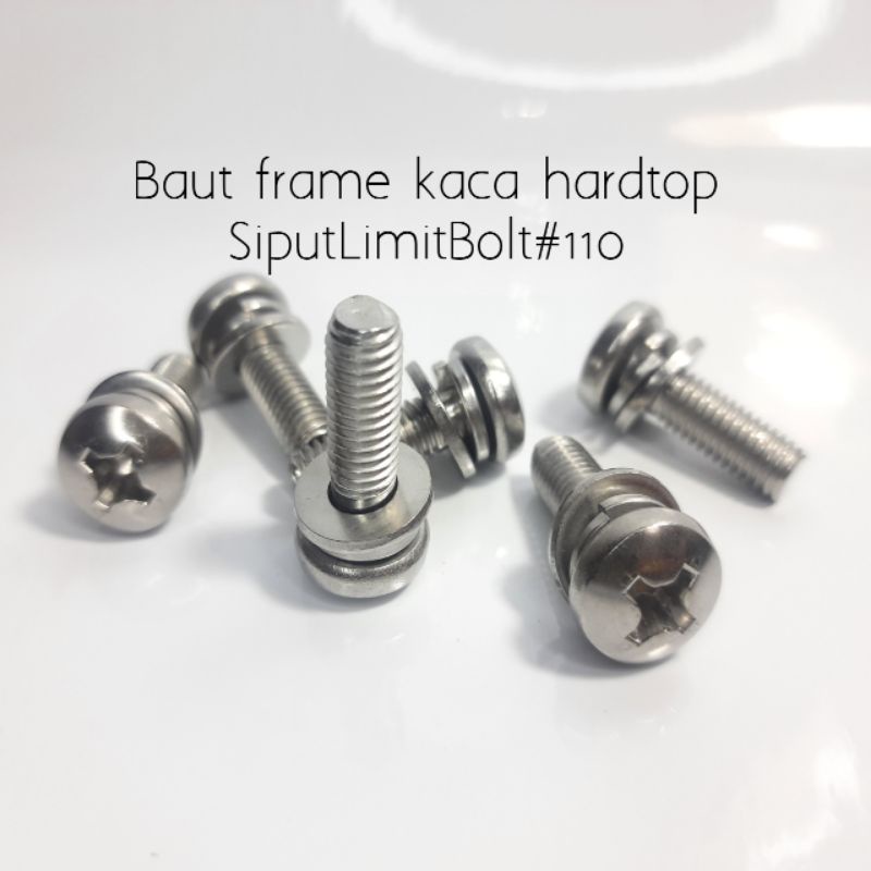 Jual baut frame kaca ori hardtop stainlessring per plat real pict ...