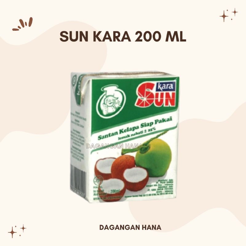 Jual Sun Kara Santan 200 ml | Shopee Indonesia